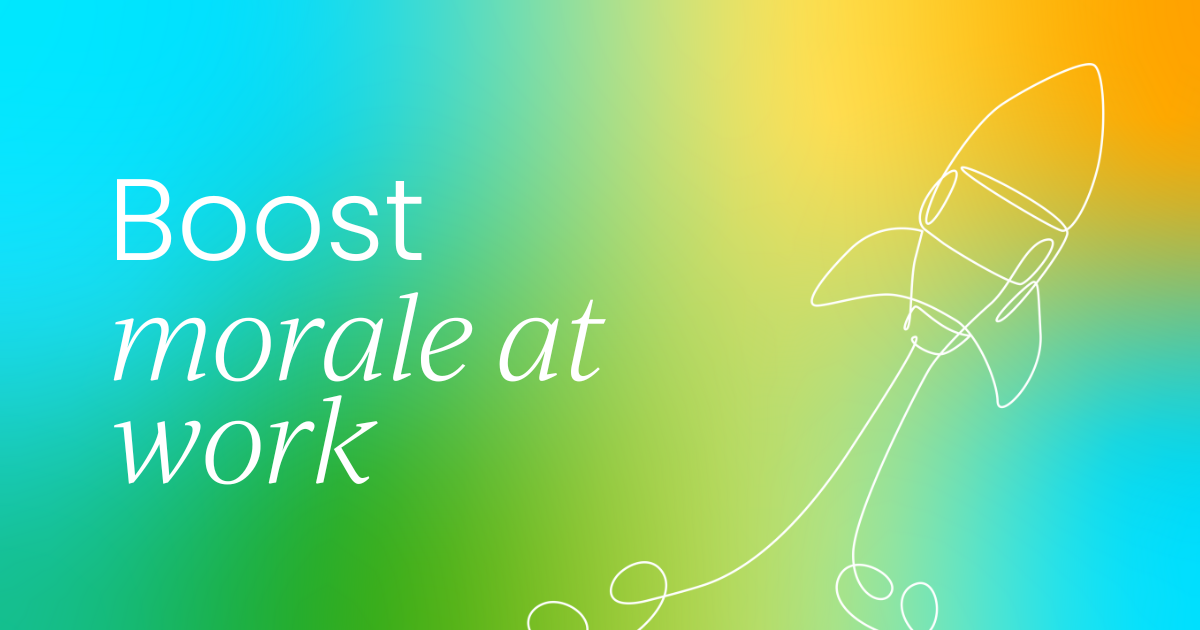 9 fun ways to boost morale at work (with real examples)